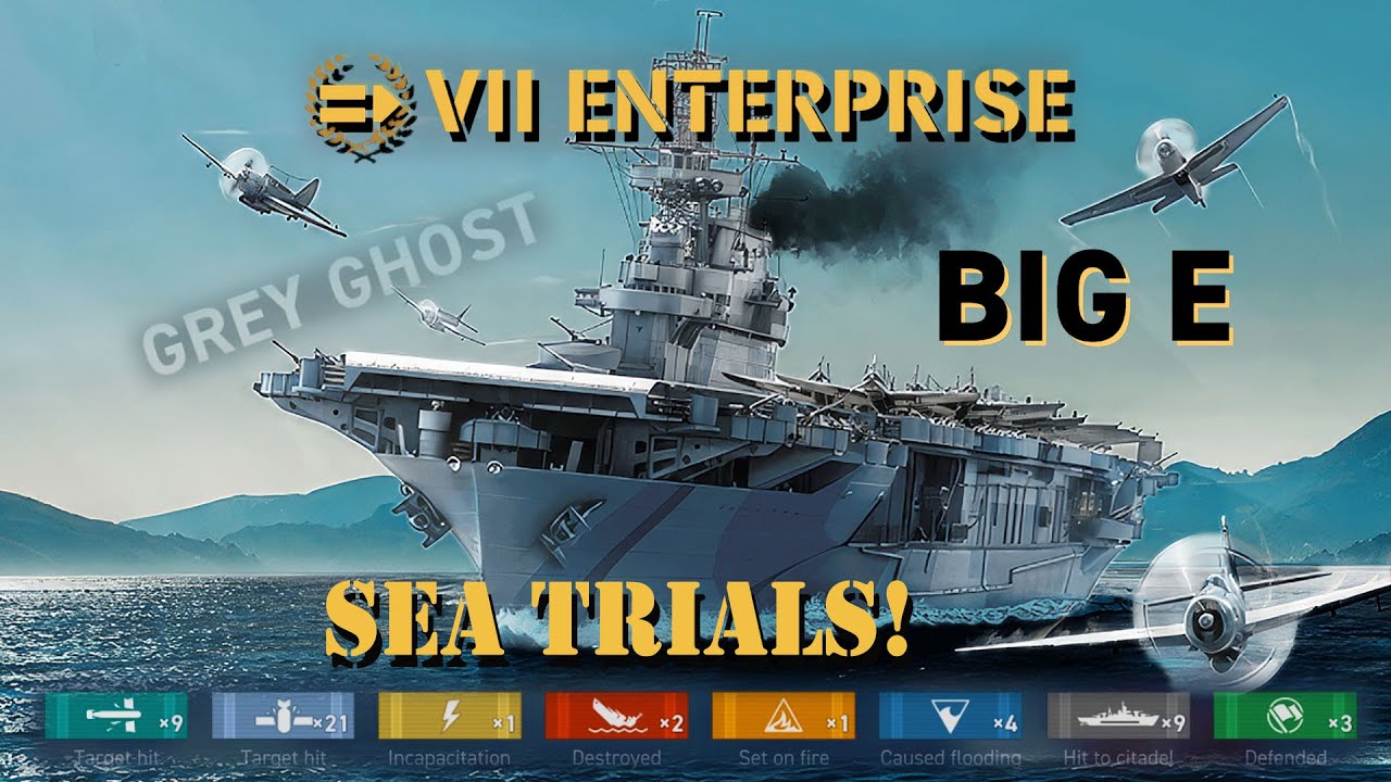 USS Enterprise "The Big E" (CV-6) Sea Trials! | World of Warships Legends - YouTube
