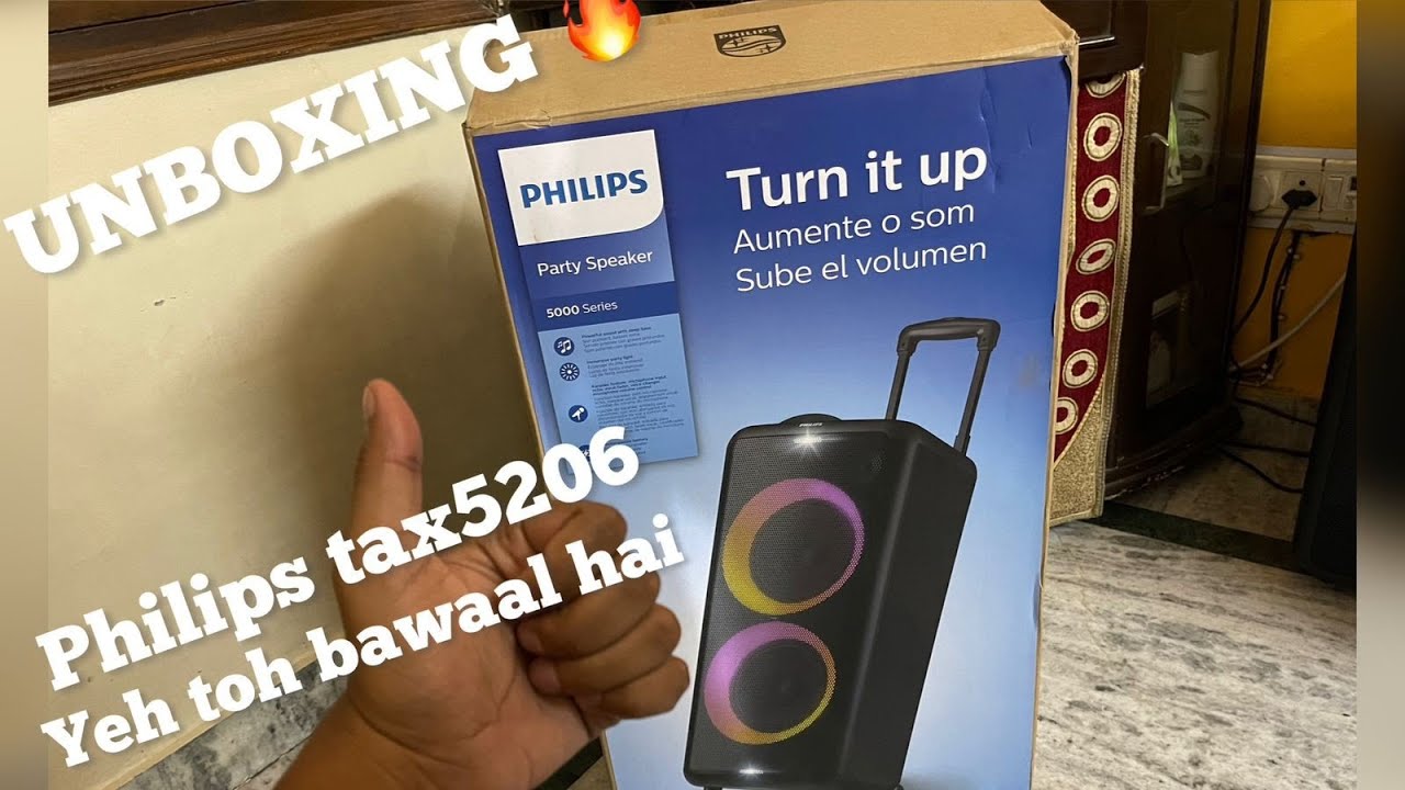 Philips party speaker unboxing #philips #bass #speaker better than jbl ...