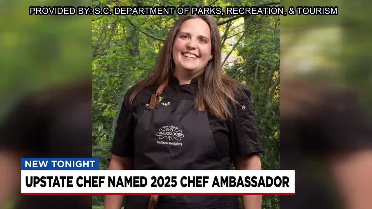 Greenville chef named 2025 SC Chef Ambassador - YouTube