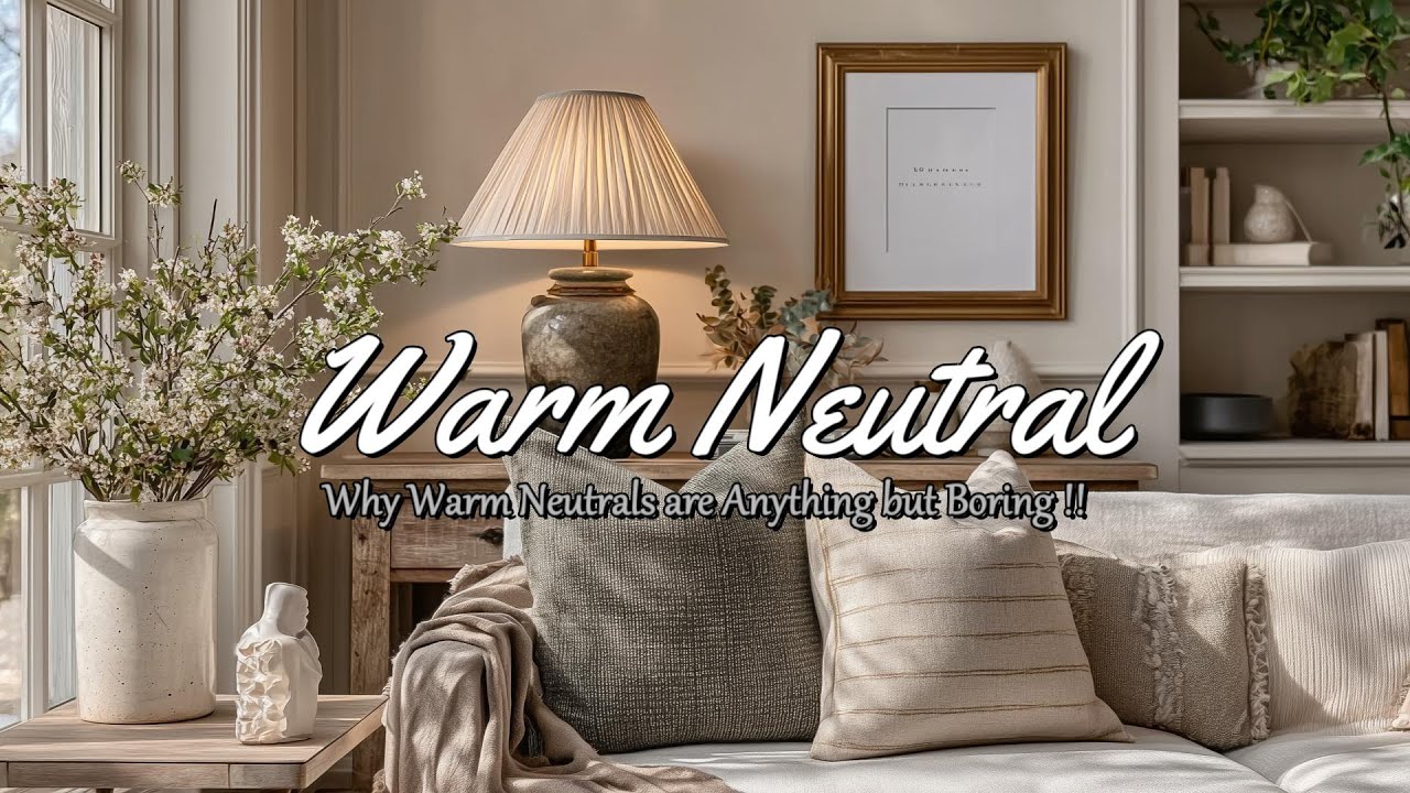Warm Neutral Decor for Modern Vintage Homes. ~ Why WARM NEUTRALS are ...