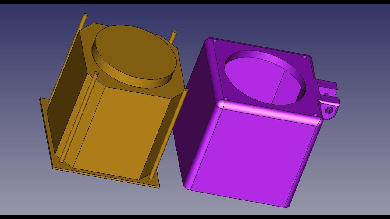 Fastest Way To Make Complicated Box In Freecad YouTube Fastest Way To Make Complicated Box In Freecad YouTube