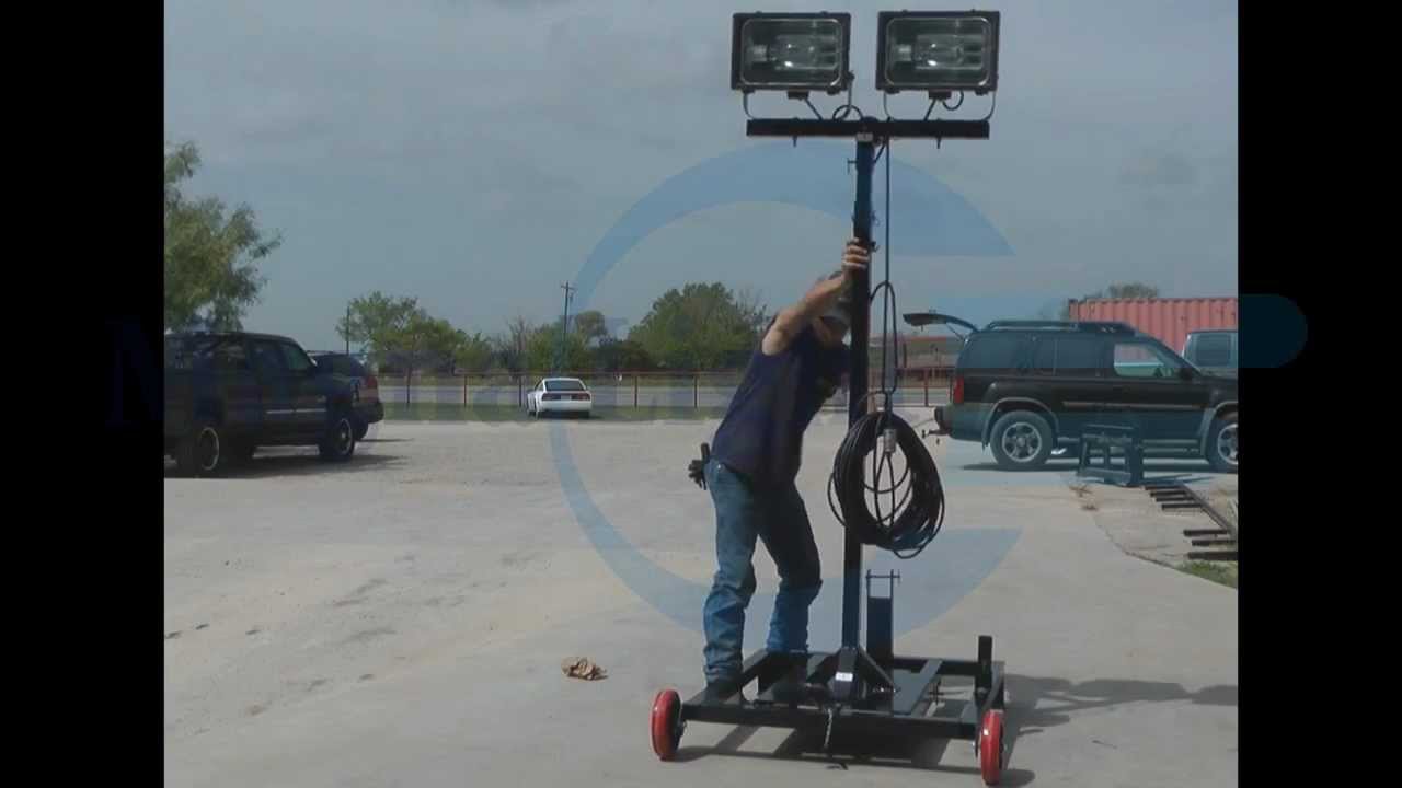 Magnalight HAL-2X400MCE Hazardous Area Light - Extendible Tower W ...