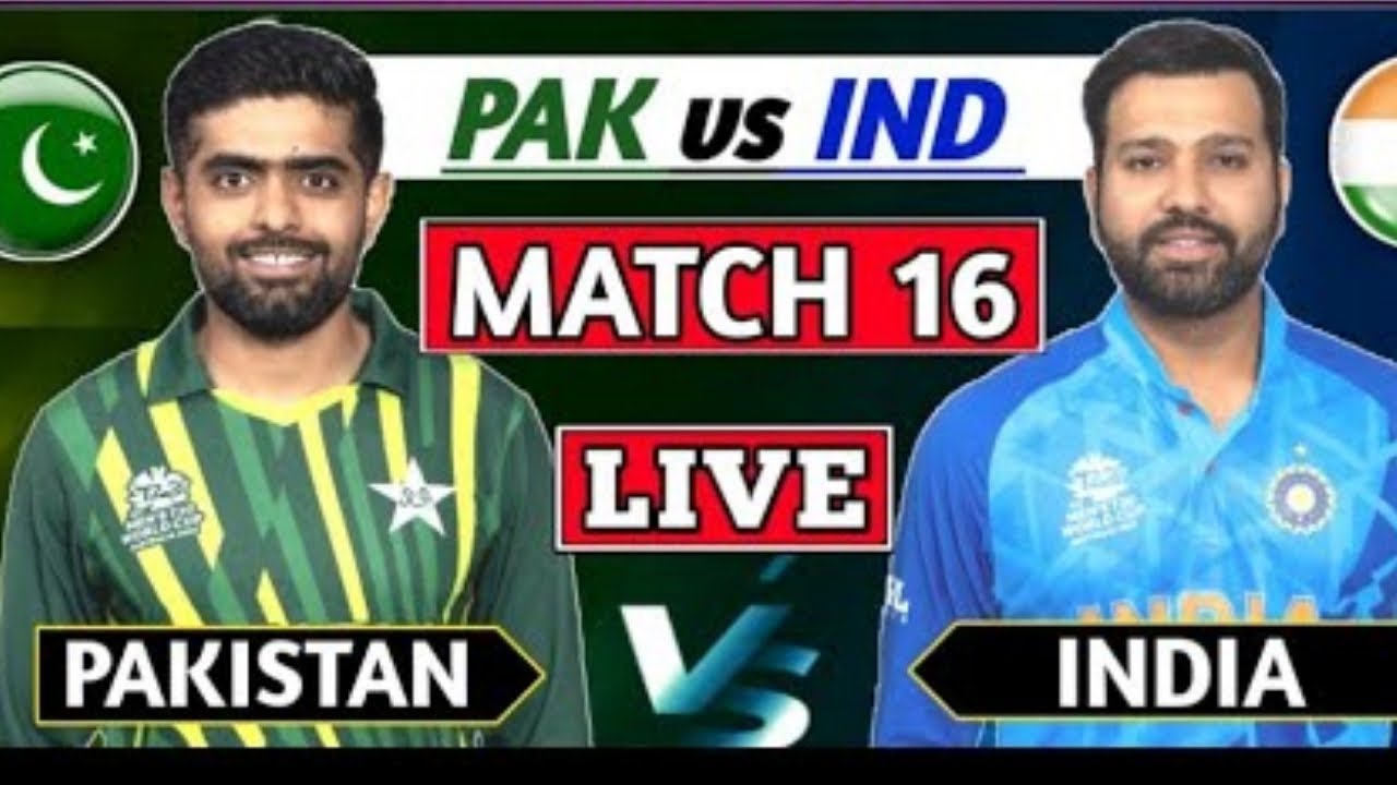 🔴 Live Match Pakistan vs India Live Cricket Match today | Warm Up Match ...