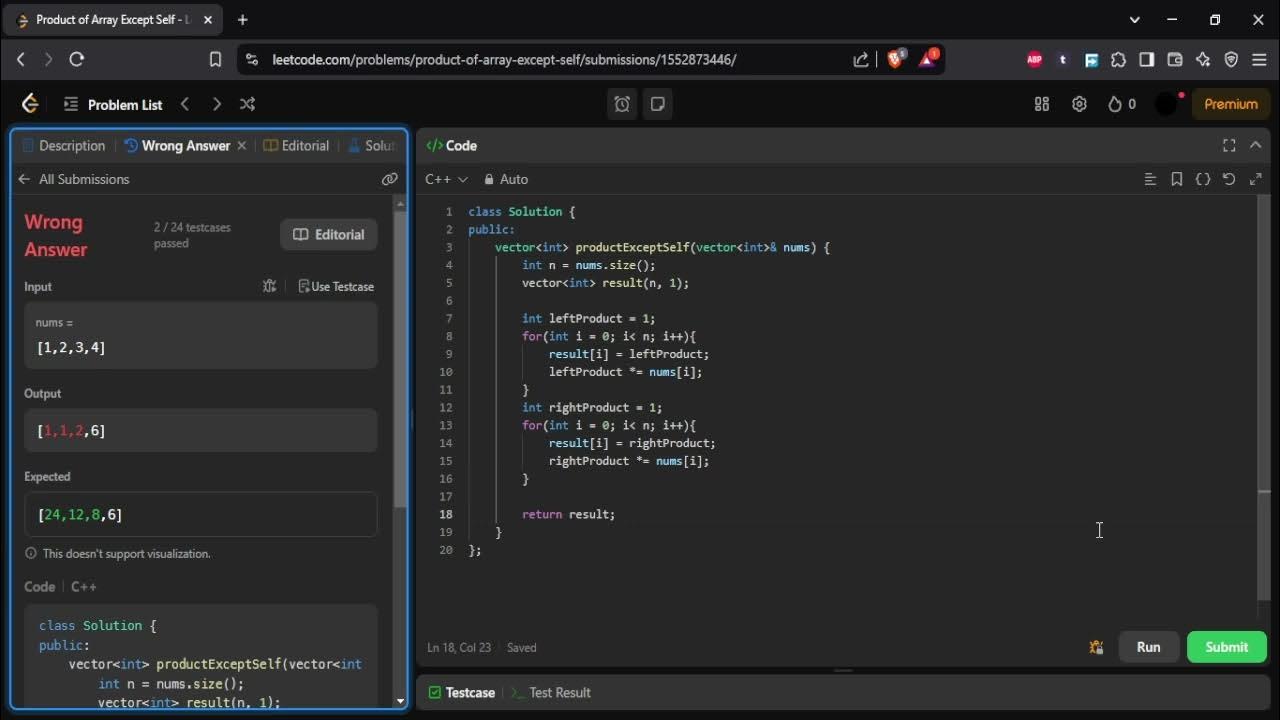 برمجهleetcode-238 - YouTube