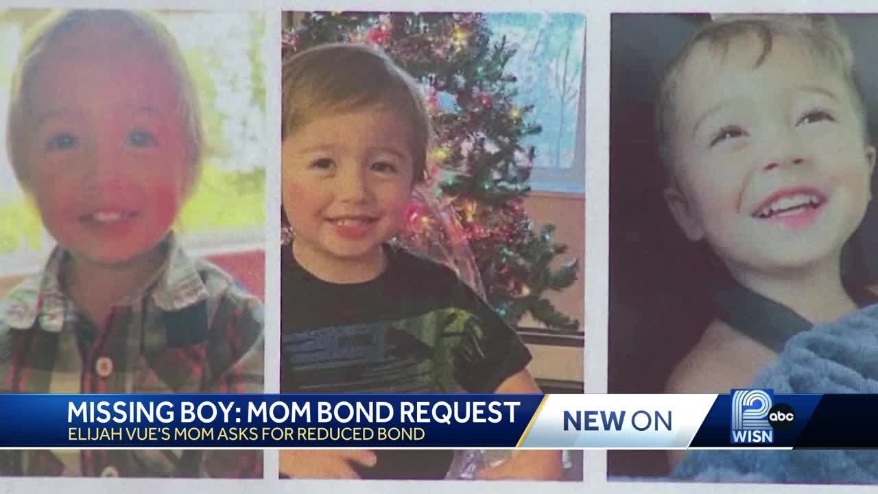 Mother of missing child Elijah Vue requests bond change - YouTube
