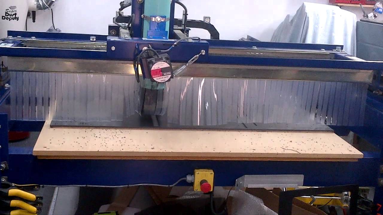 SHOPBOT PRT CNC Router Dust Containment Curtains for Y AXIS - YouTube