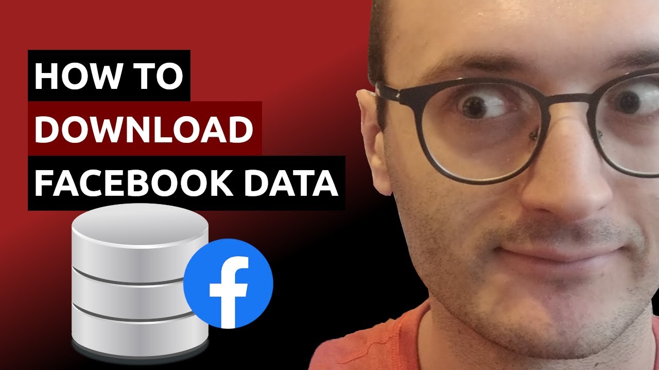 How to Download Facebook Data - YouTube