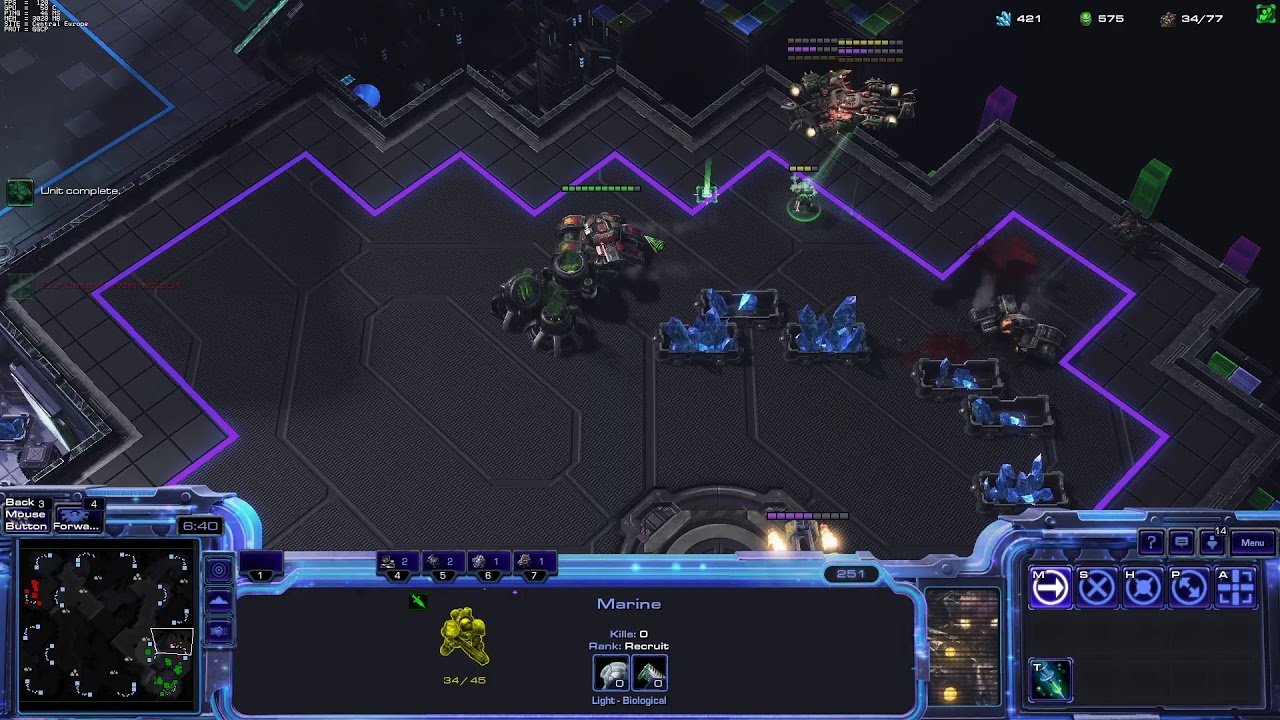 Starcraft 2 1v1 Ladder Gold League - YouTube