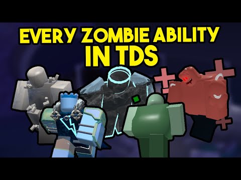 Every zombie ability in TOWER DEFENSE SIMULATOR - YouTube