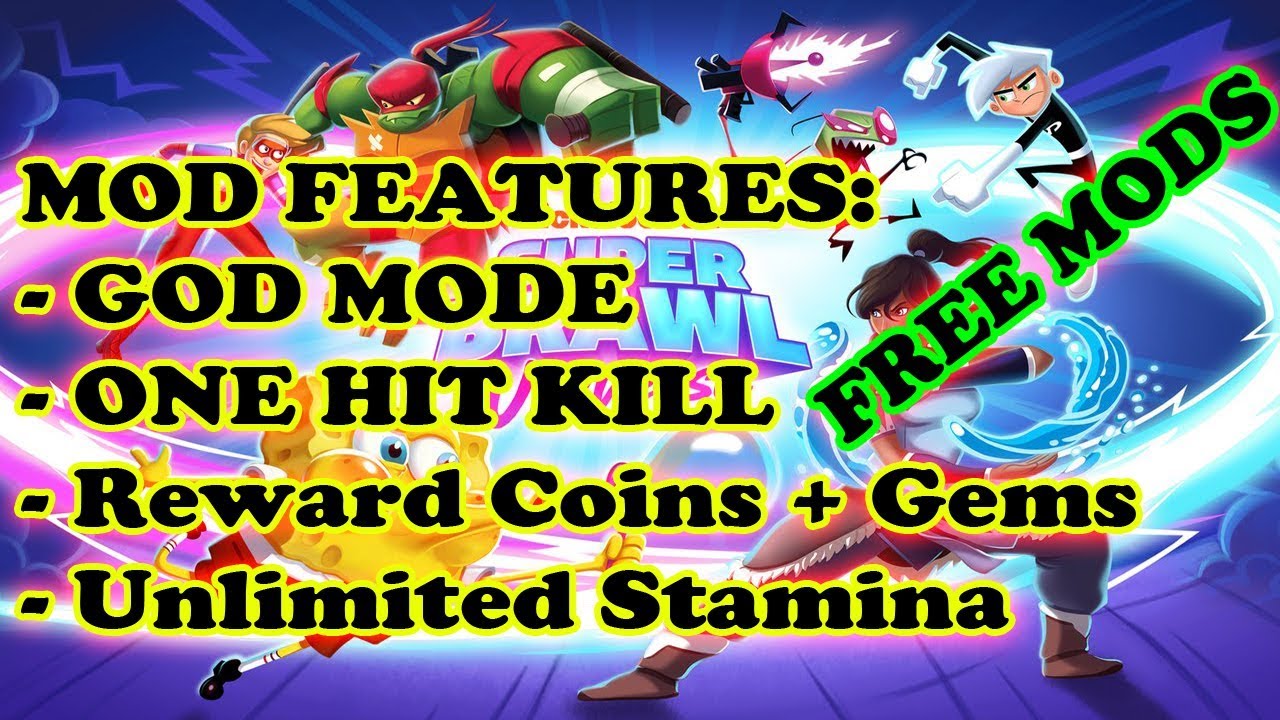 Super Brawl Universe Version SL RC MOD APK | MOD MENU | GOD MODE | ONE ...