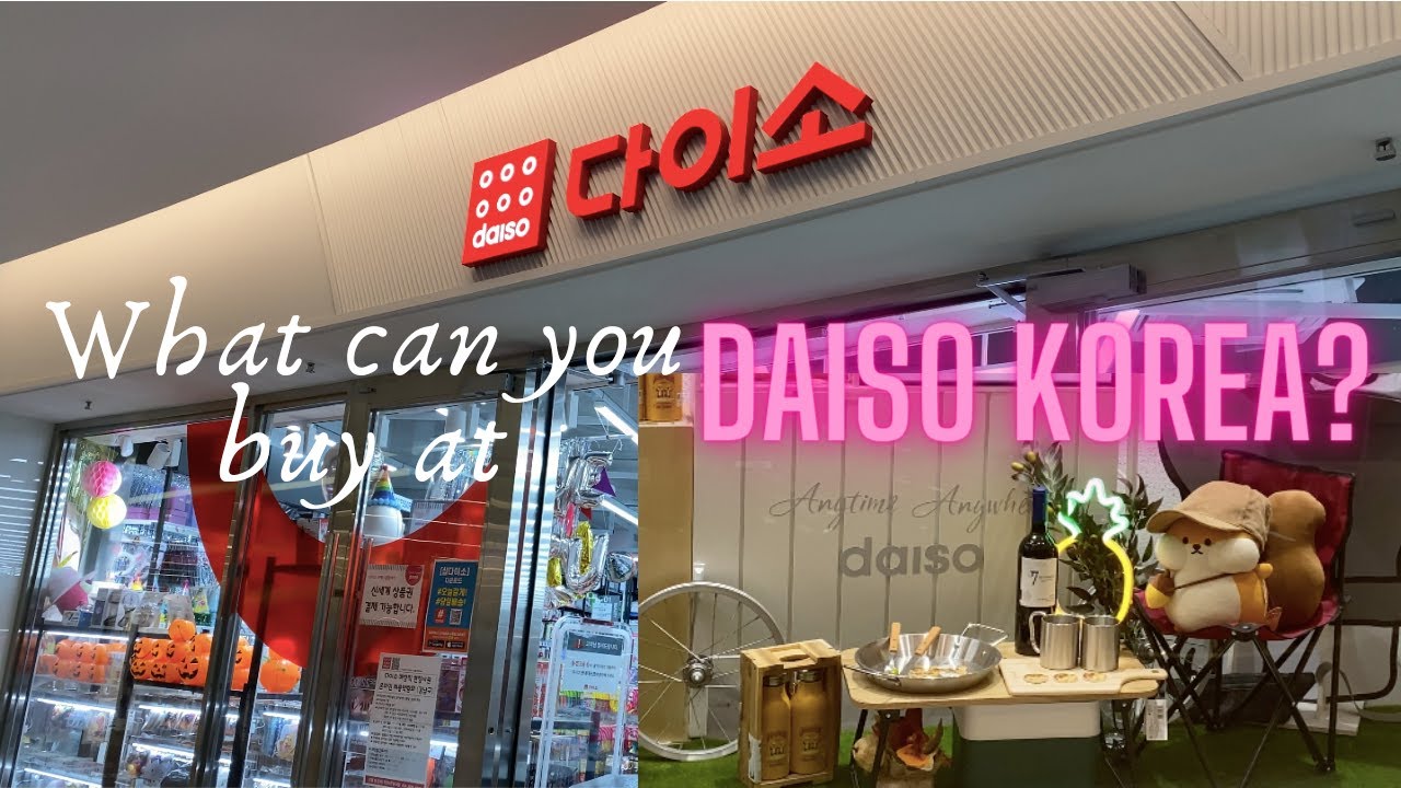 Shopping at Daiso South Korea/Daiso Haul - YouTube