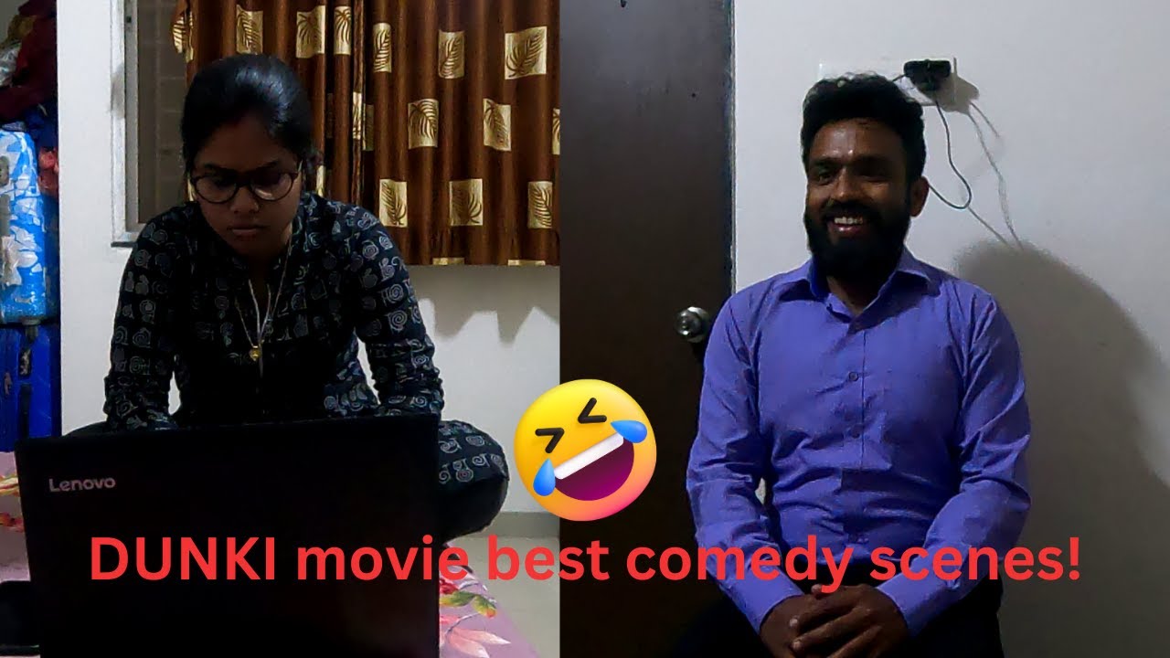 DUNKI Two minutes english speaking scene recreation || Funny Recreation ...