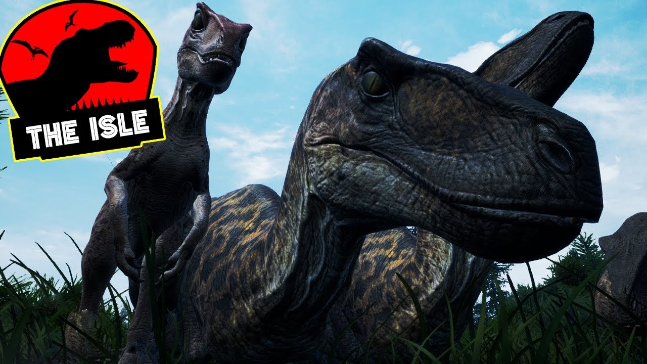 The Isle Survival | Novo Modelo do Utahraptor, Família Utah, Filhote ...