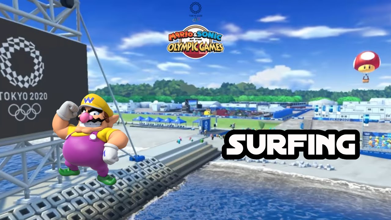 Mario & Sonic At The Tokyo 2020 Olympic Games Surfing # 11 (Wario ...