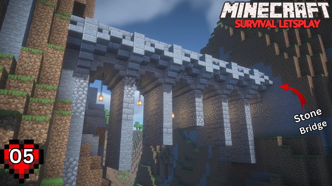 Stoney Bridge for mining - Ep 5 Minecraft Survival let's play series ...