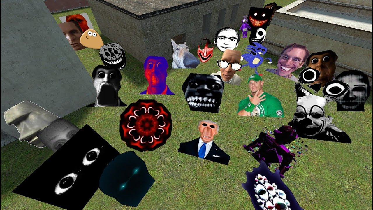 ALL FULL NICO'S NEXTBOT, 2D NEXTBOTS, OBUNGA NETBOT NEW UPDATE In Garry ...