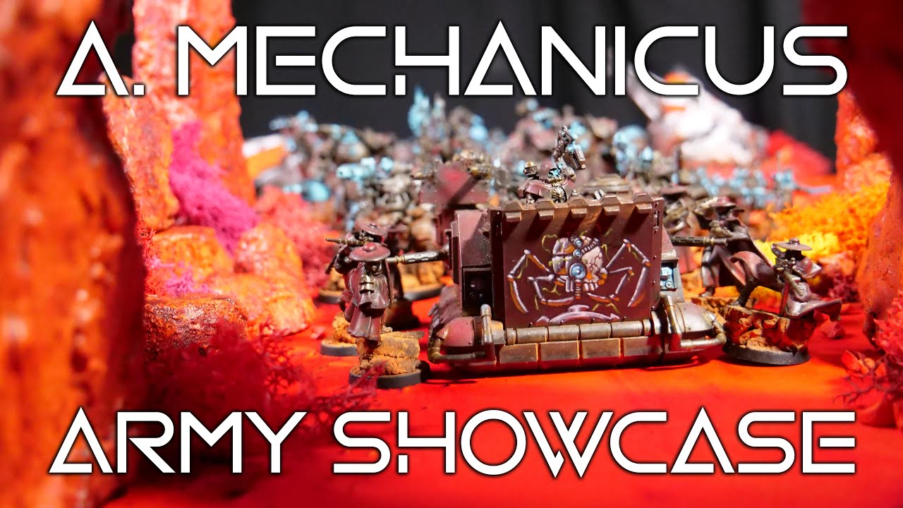 STUDIO SHOWCASE: AdMech army + Mars terrain set - YouTube
