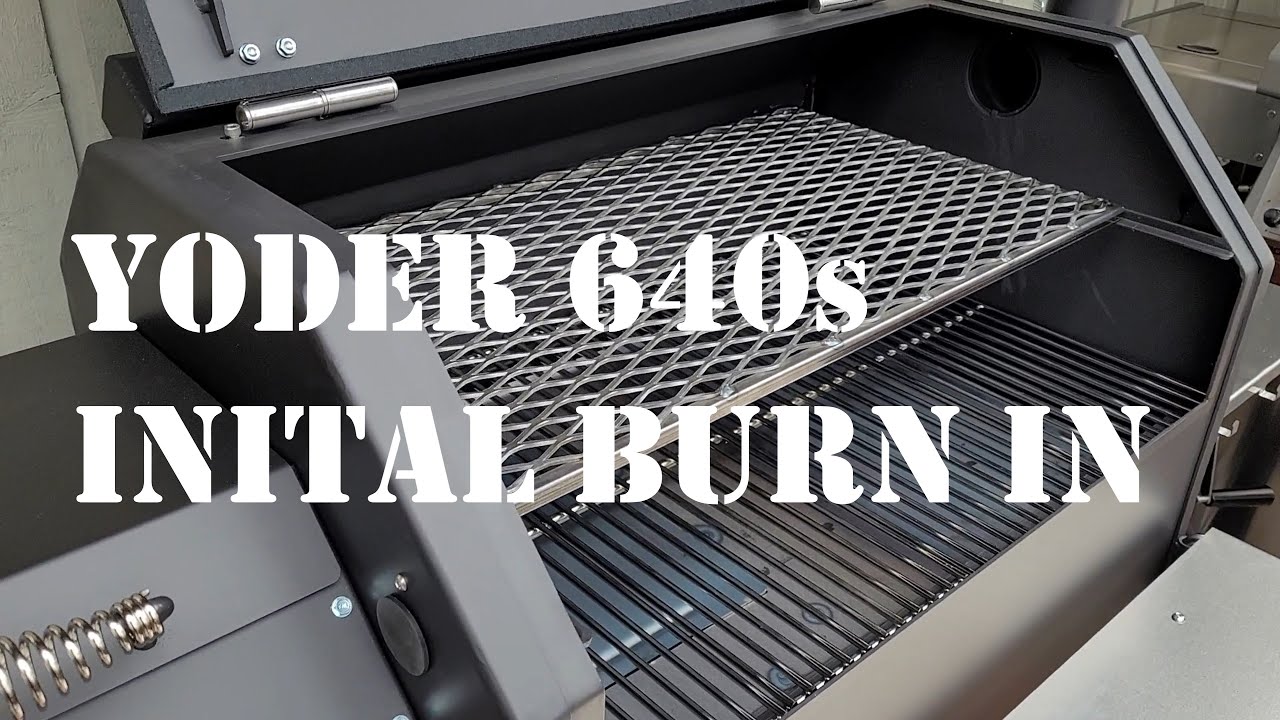 Yoder 640s Initial Burn In - YouTube