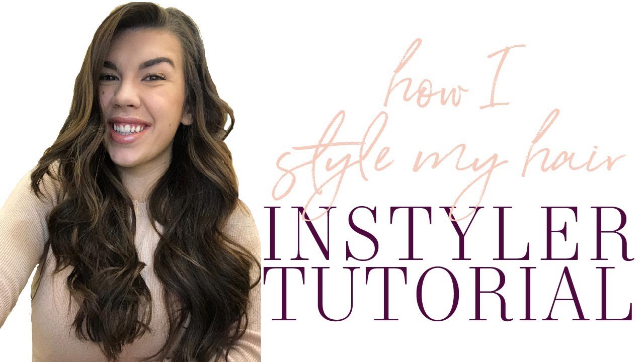 HOW I GET MY EVERYDAY CURLS w/ an INSTYLER | simplynicolejoy - YouTube