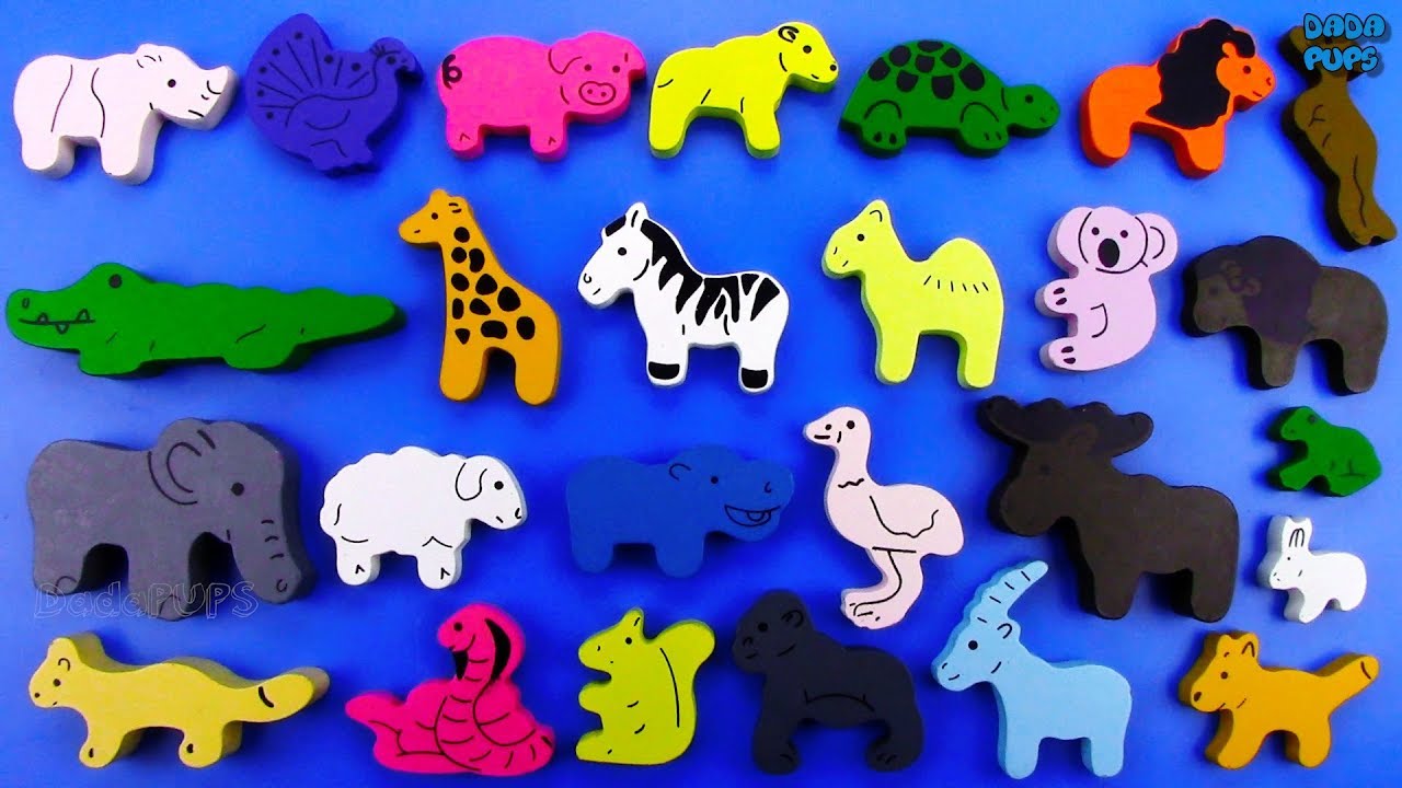 Learn Animals Names And Sounds For Children|Farm Animals|Wild Animals ...