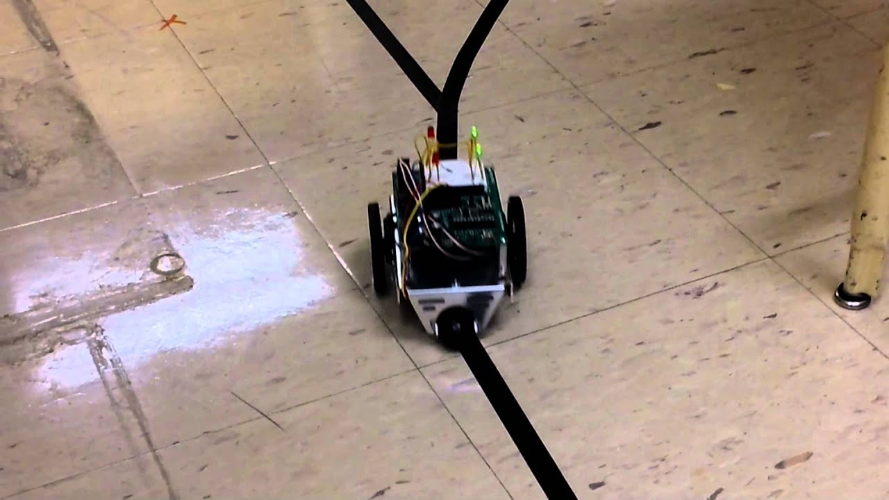 Boe-Bot Line Follower - YouTube