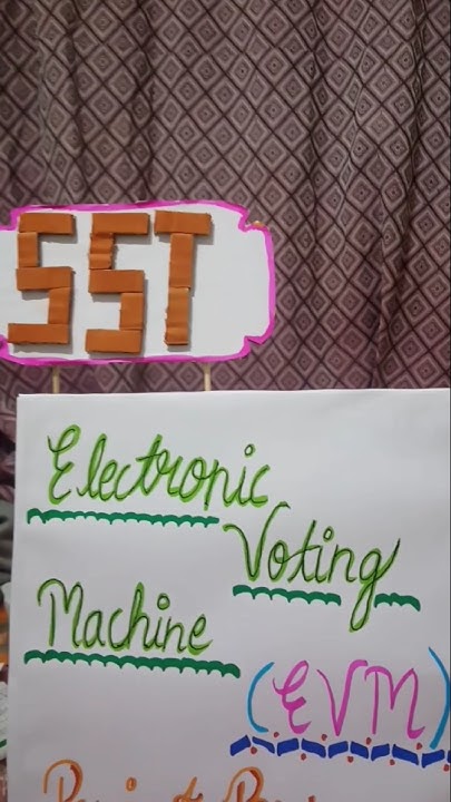 Working model of Electronic Voting Machine (EVM)#working #model # ...