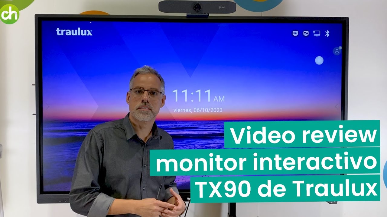 Video review - Monitor interactivo TX90 de Traulux - YouTube