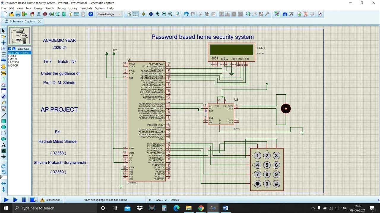 Advanced Processor Project : Password Based Home Security System using ...