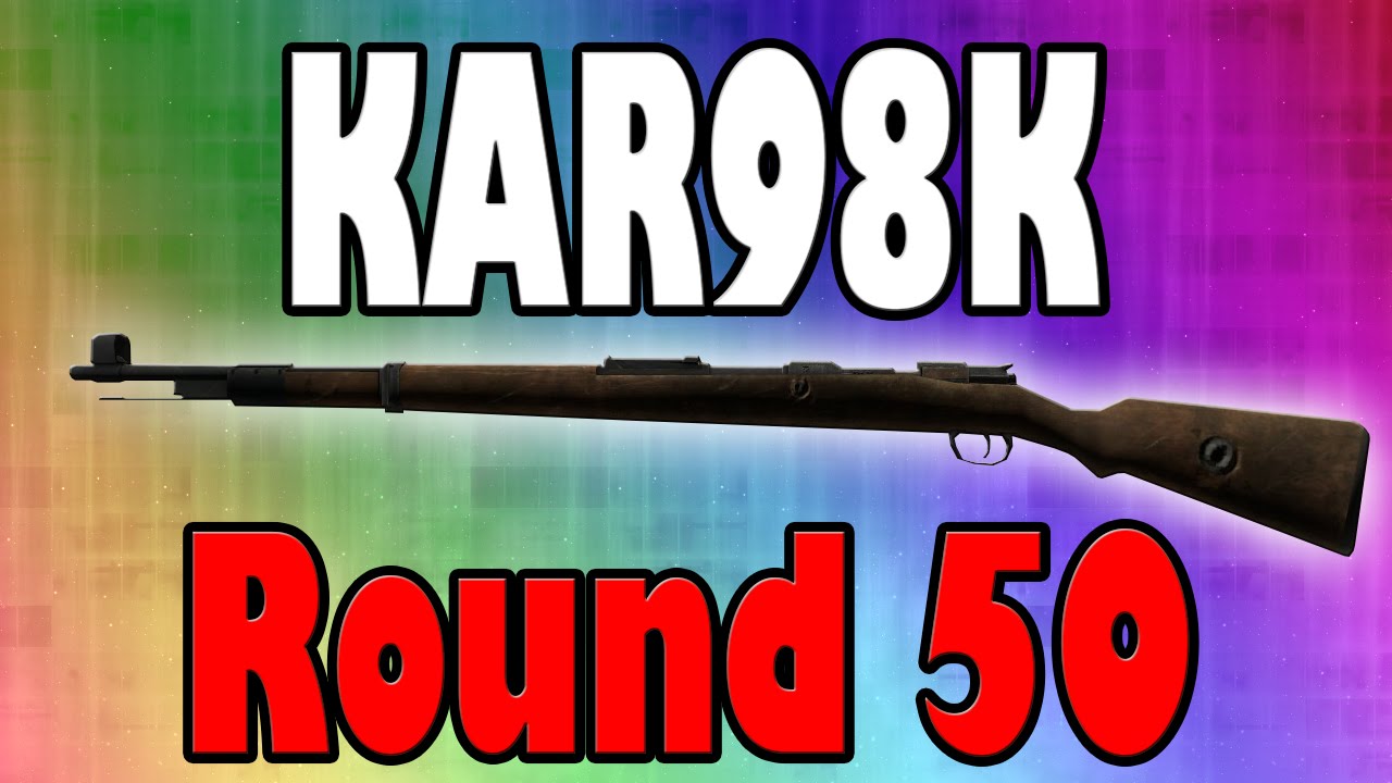KAR98K on Round 50 - Call Of Duty Zombies - YouTube