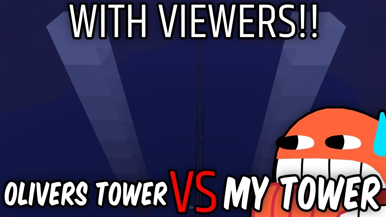 🟥TC TOWER BUILDING CONTEST WITH VIEWERS (MY TEAM VS OLIVERS TEAM)🟥 ...