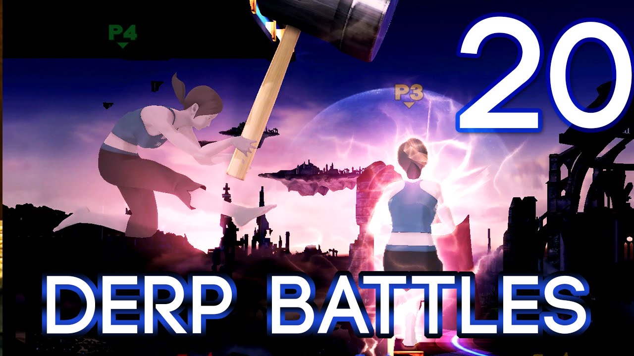 [20] Derp Battles (Super Smash Bros U w/ GaLm and the Derp Crew) [1080p ...