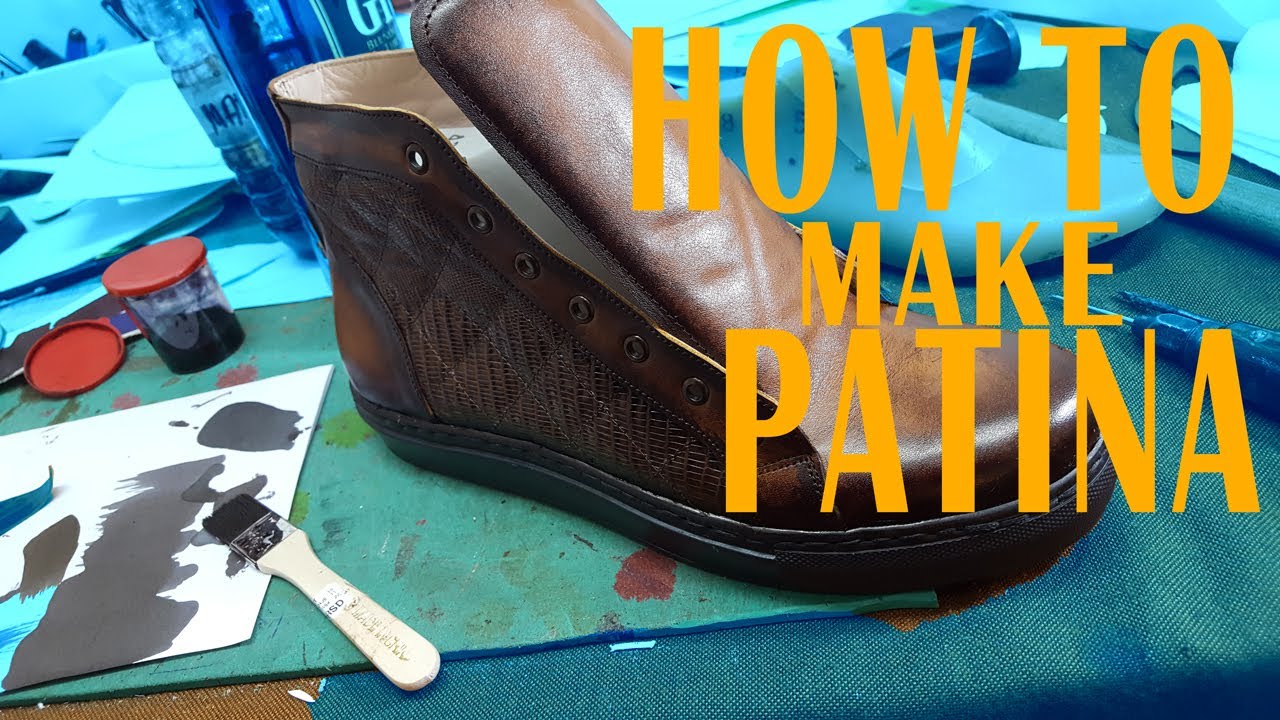 How to make Patina [Shoemaking craft] - YouTube