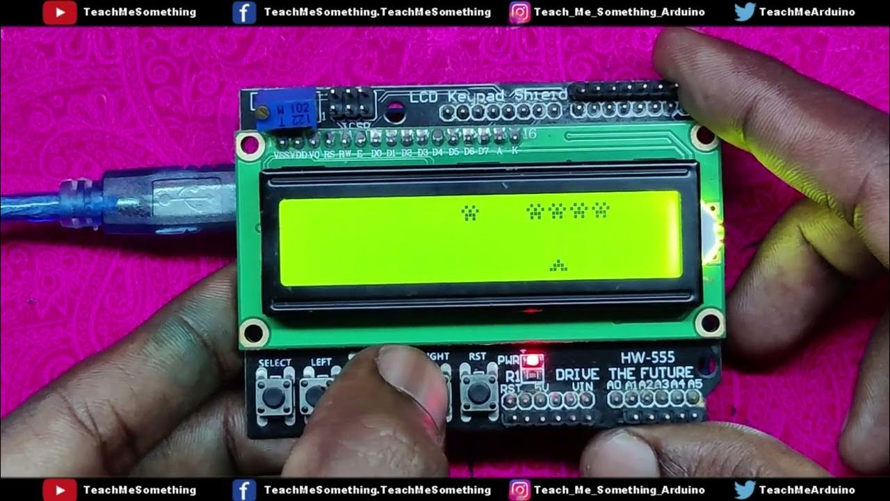 Space Invader Game Arduino LCD Shield #Shorts - YouTube