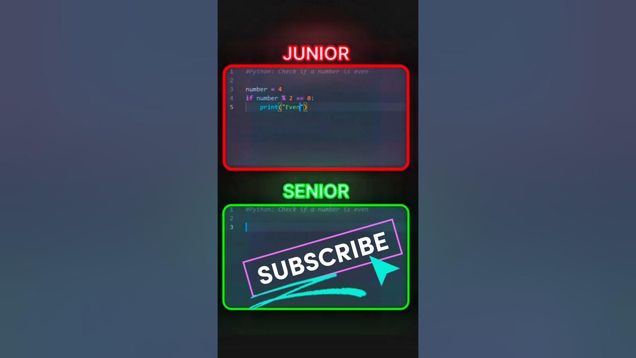 How to become a Senior developer.. ♥️ 😂 #programming #javascript #python #coding #developer # ...
