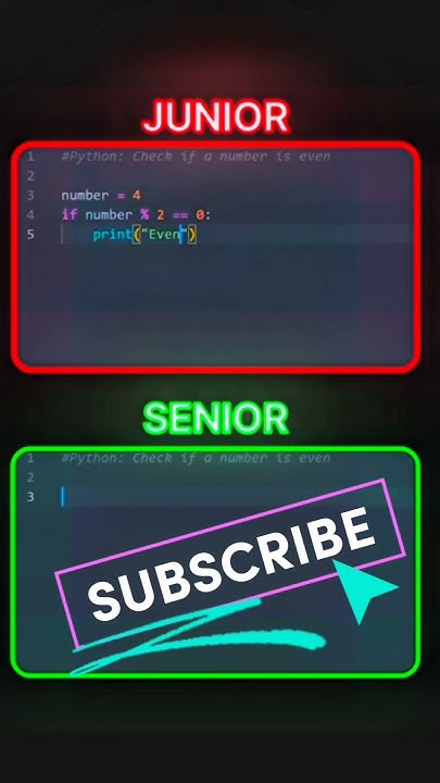 How to become a Senior developer.. ♥️ 😂 #programming #javascript #python #coding #developer # ...