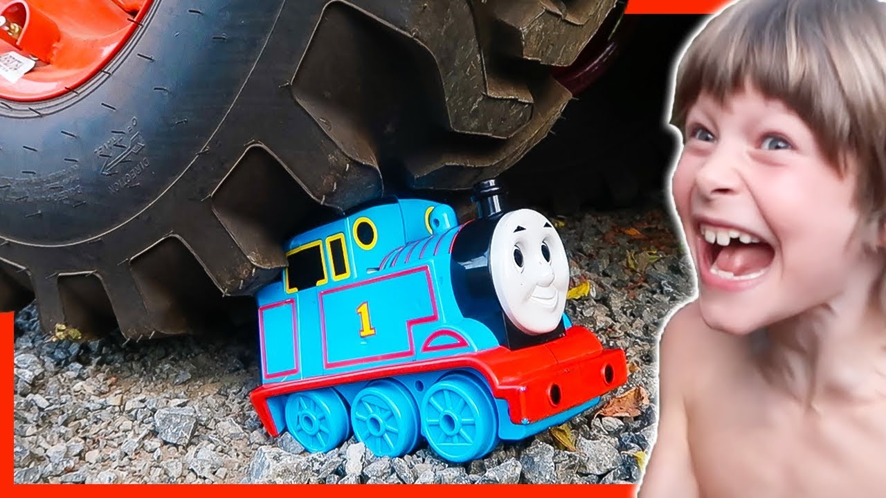 Thomas The Train CRUSH it or KEEP it?!? - YouTube
