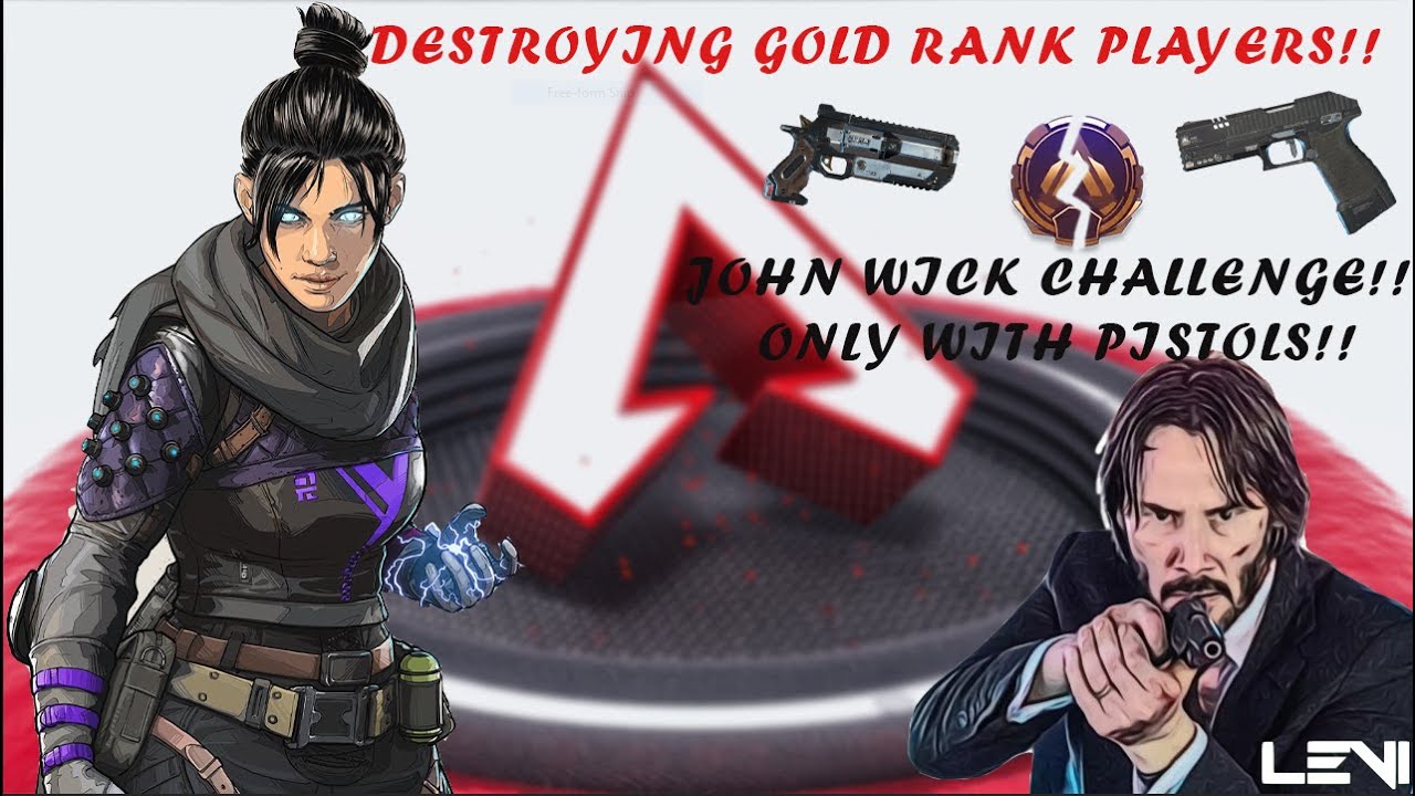 APEX LEGENDS DESTROYING GOLD RANK LOBBY!! - YouTube