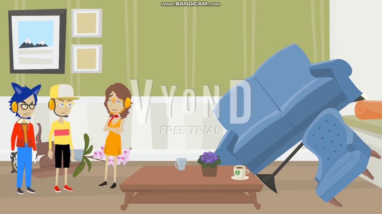 Huntry gets grounded 1 word only - YouTube