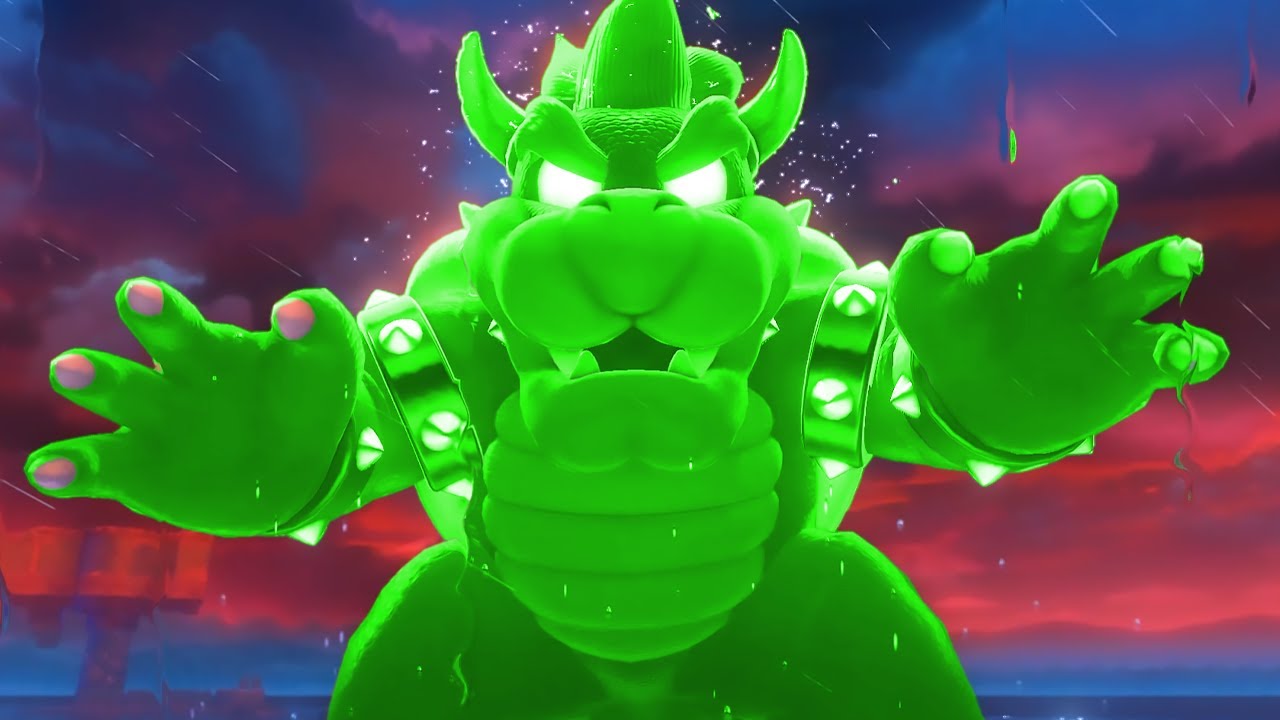 Bowser's Fury - Green Bowser Final Boss Battle - YouTube