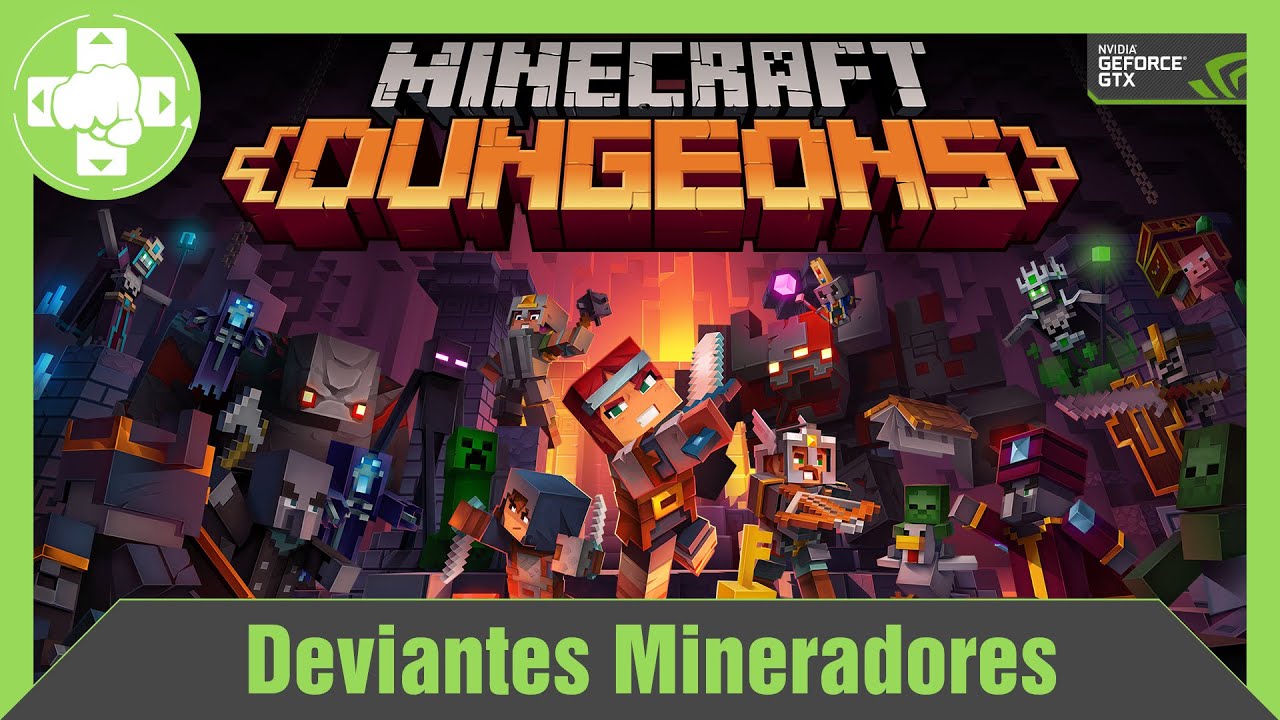 Minecraft Dungeons Deviante | Meia-Lua Live (PC) - YouTube