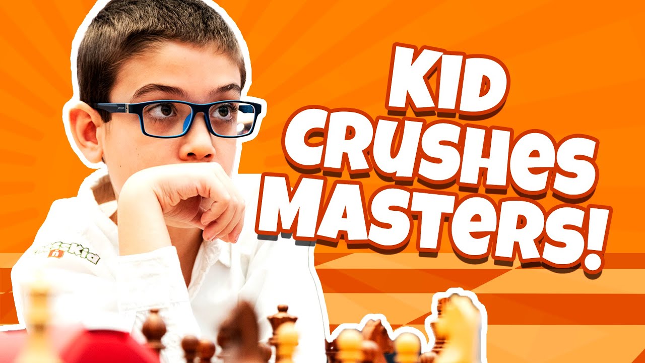 10-Year-Old VS Chess Masters! Will He Win? - YouTube