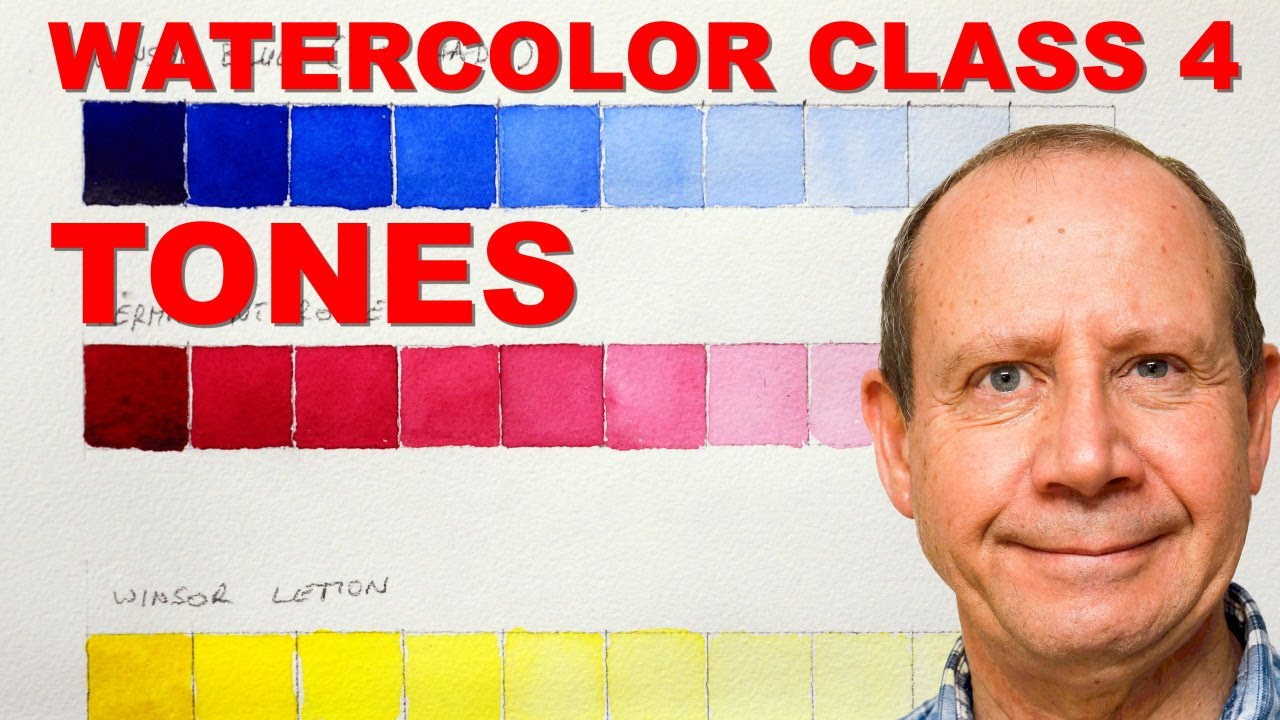 How to produce different watercolor tones. Most important way to add ...