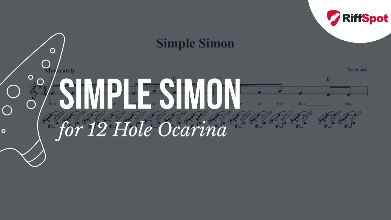 Simple Simon 12 Hole Ocarina Tab - YouTube