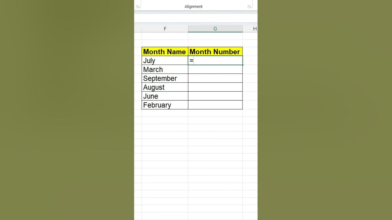Extract Month Numer. Ms excel. How to extract month number in excel. Microsoft excel. #excel ...