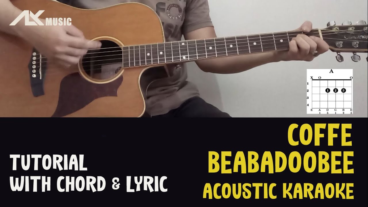 Beabadoobee - Coffee [ Acoustic Karaoke with Chord & Lyric ] - YouTube
