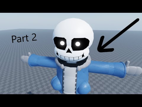 Roblox Studio Sans model Tutorial - Part 2 "The Body" - YouTube