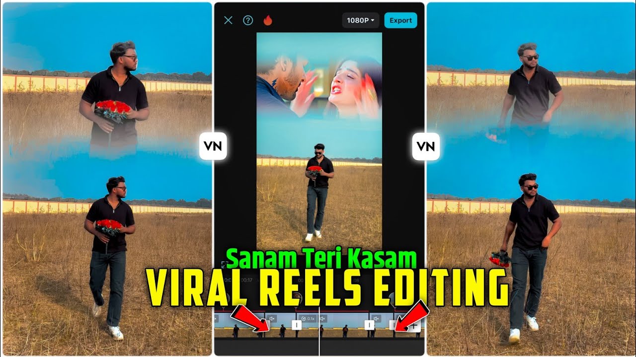 Trending Double Layer Video Editing In Vn App | Double Roll Video Kaise ...