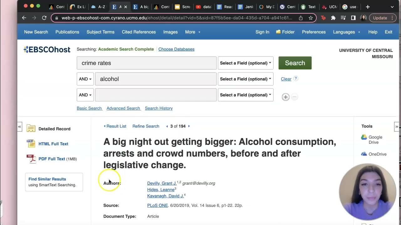 Database Screencast Project - YouTube