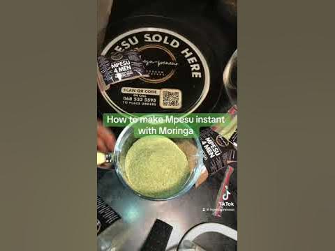 How to make Mpesu instant with Moringa - YouTube