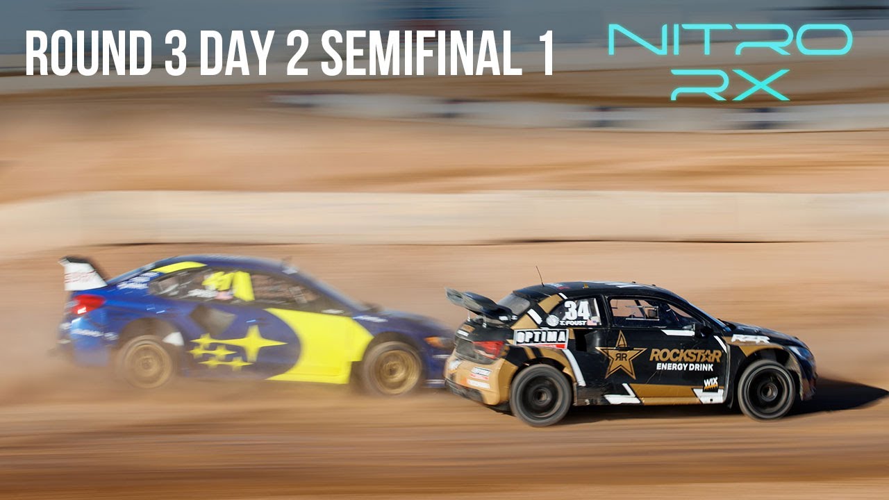2021 Nitro Rallycross Round 3 Day 2 SemiFinal 1 | FULL RACE - YouTube